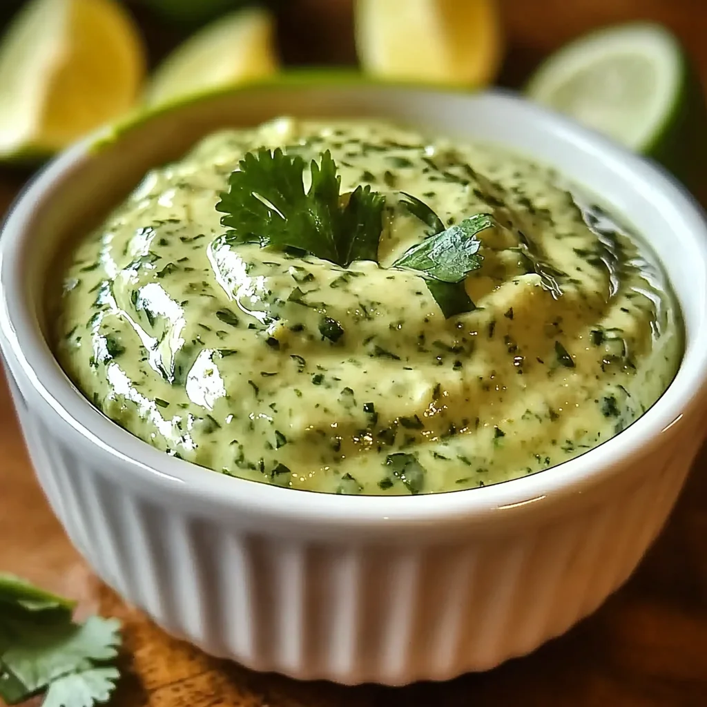 The BEST Creamy Cilantro Garlic Sauce Recipe | Put It On Everything!