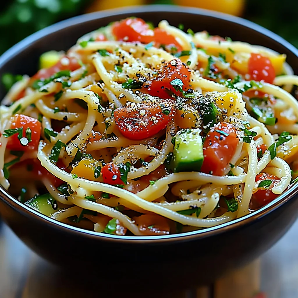 Easy Italian Spaghetti Salad Recipe | Your Potluck Favorite
