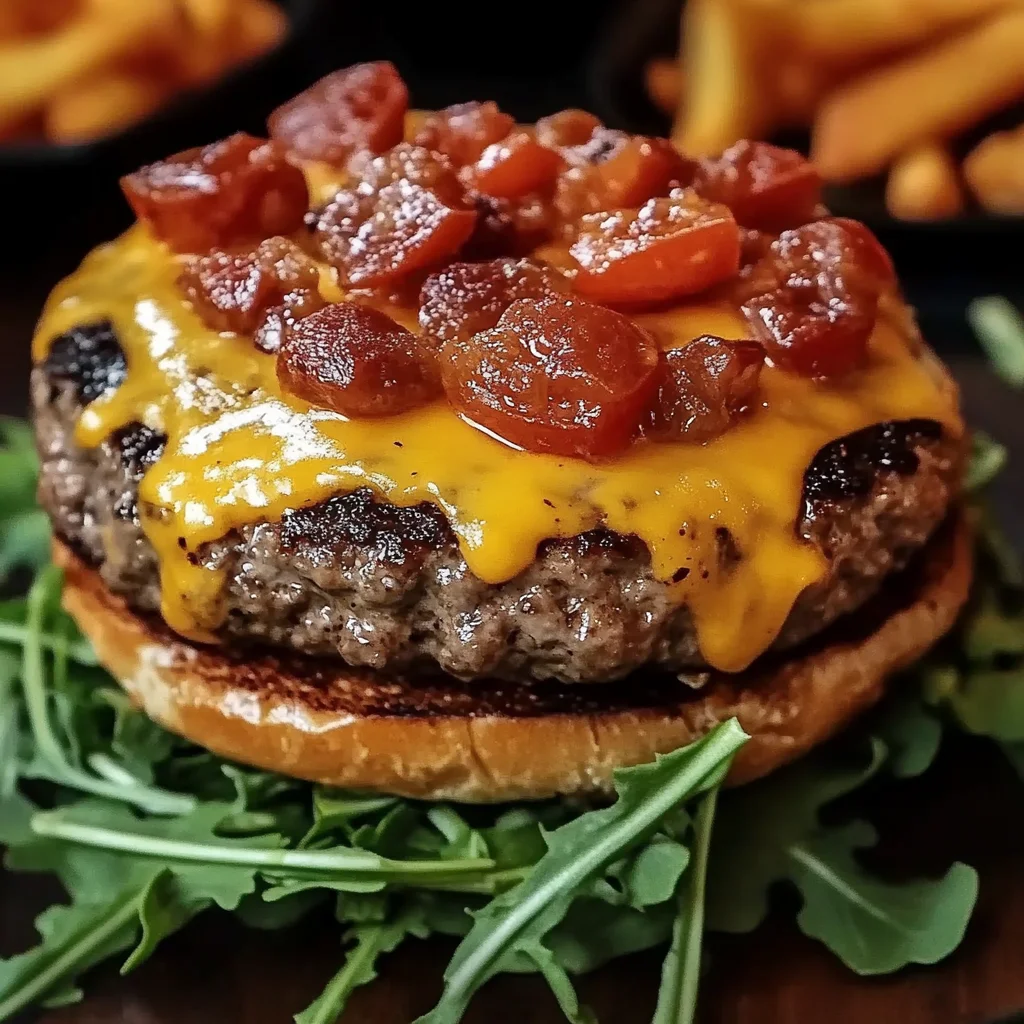 Juicy & Easy Bacon Ranch Cheddar Burgers Recipe
